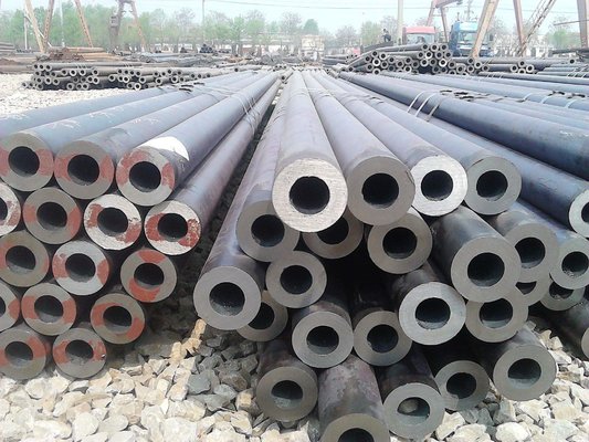 30mm Welded Steel Pipe Carbon Material High Frequency Welded Feature