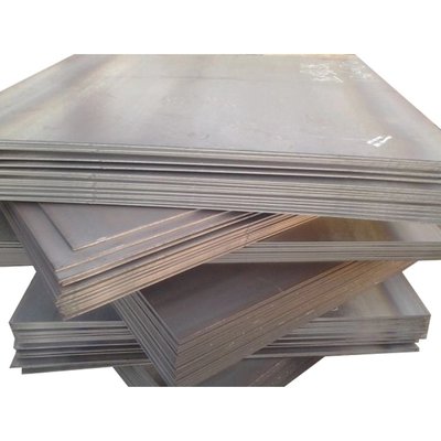 Flat Hard Steel Plate Galvanized Surface High Temperature Resistance