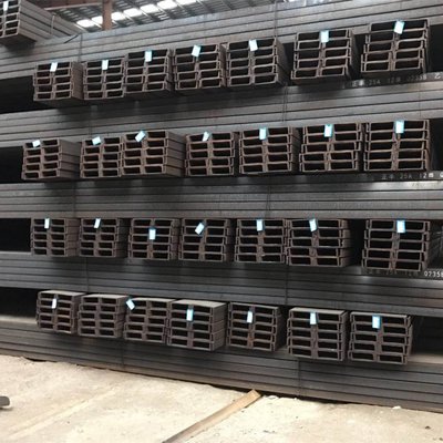 Black Universal Channel Steel / H Channel Steel Galvanized Technique
