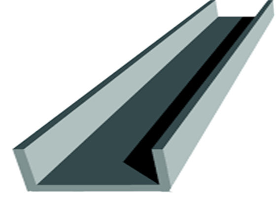 Black Universal Channel Steel / H Channel Steel Galvanized Technique