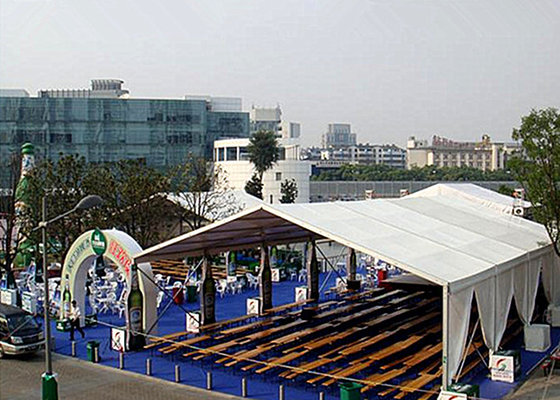 Aluminum Frame Wedding Party Tents White PVC Fabric East Set Up
