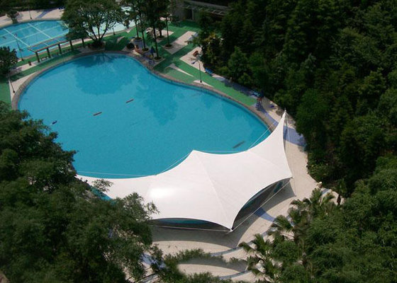 Modern Outdoor Shade Tension Membrane Structures For Swimming Pool