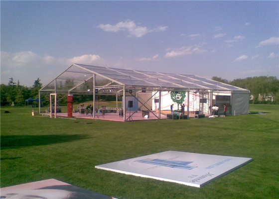 Transprent Clear Wedding Tent , Clear Span Fabric Structures For Events