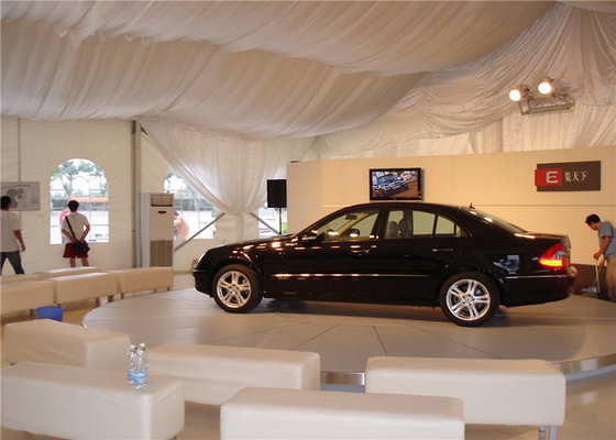 Stretch White Marquee Tents , Outdoor Exhibition Tents Fabric Buildings
