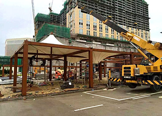 UV Car Parking Shelterite Car Canopy Tents steel structure building