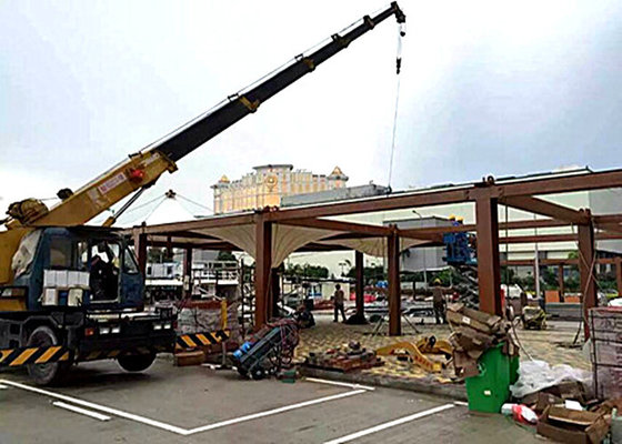 UV Car Parking Shelterite Car Canopy Tents steel structure building