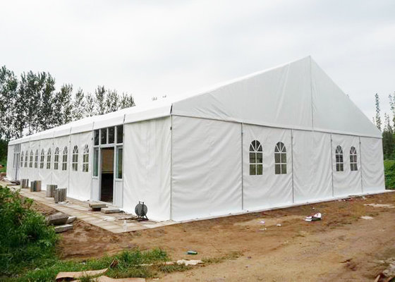Aluminum White Outdoor Event Tent Fabric Covered For Dining / Activities