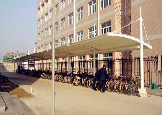 Heavy Duty Steel Frame Car Canopy Tents With PVDF / PDFE Fabic Cover