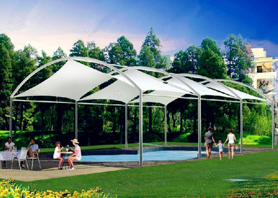 Beautiful Swimming Pool Tents Membrane Structure Canopy Fabric Roof