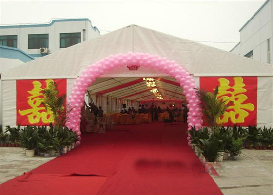 Fireproof Large Luxury Wedding Marquees Fabric Covered Aluminum Frame