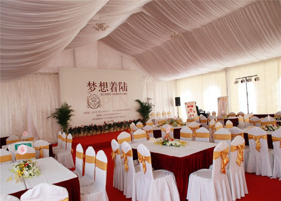 Big Transparent Clear Span Tents With Clear Top For EXhibition / Parties