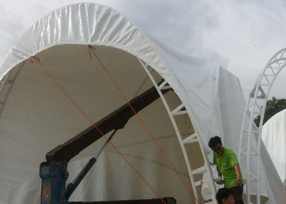 Popular Gazebo Large Shade Structures , Tensile Structure Architecture Arc Shape