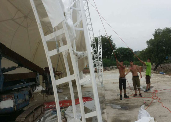 Popular Gazebo Large Shade Structures , Tensile Structure Architecture Arc Shape