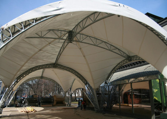 Beautiful Stretch Arch Tents Tension Membrane Structures For Exhibiton