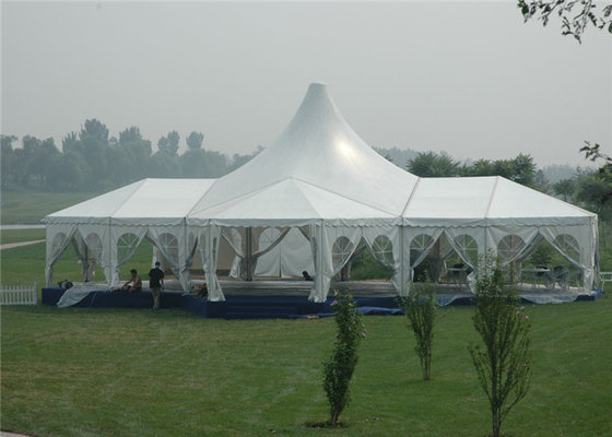 Pagoda Luxury Wedding Party Tents With Transparent Window For Rental Business