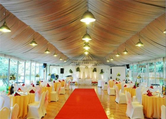 Customized Outdoor Wedding Canopy Beautiful Lining With Double Side PVC Fabric