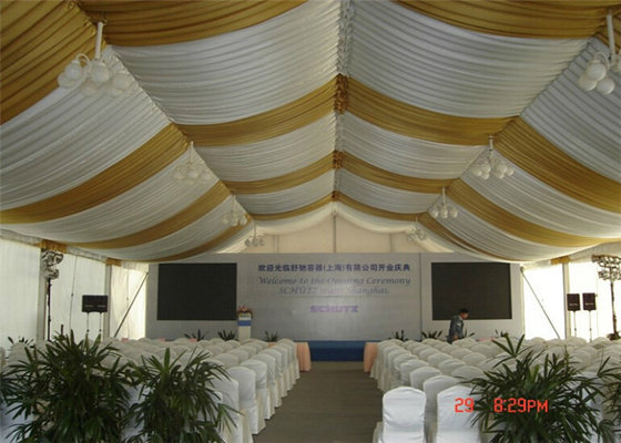 Custom Large Fashion High Peak Tents For Outside Events PVC Fabric