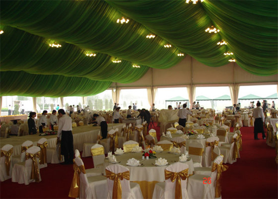 Custom Large Fashion High Peak Tents For Outside Events PVC Fabric