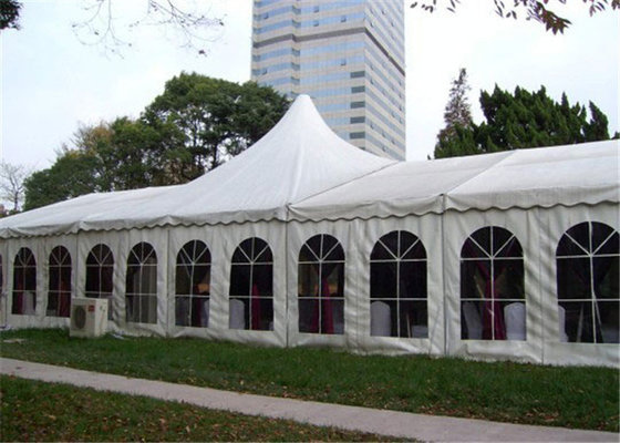 Custom Large Fashion High Peak Tents For Outside Events PVC Fabric