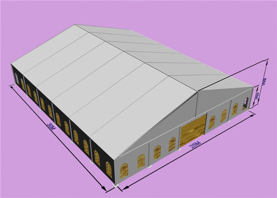 25m Temporary Garage Shelters , Storage Tents Buildings Aluminum Frame