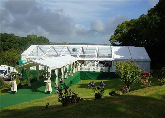 Outside Wedding Tents / Aluminum Event Shelter Tent For Wedding , Party , Event