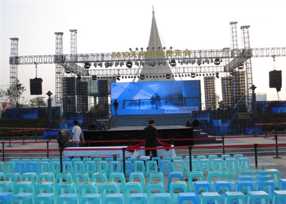 Aluminum Roof Spoite Triangle Truss System For Concert Promotion Meeting