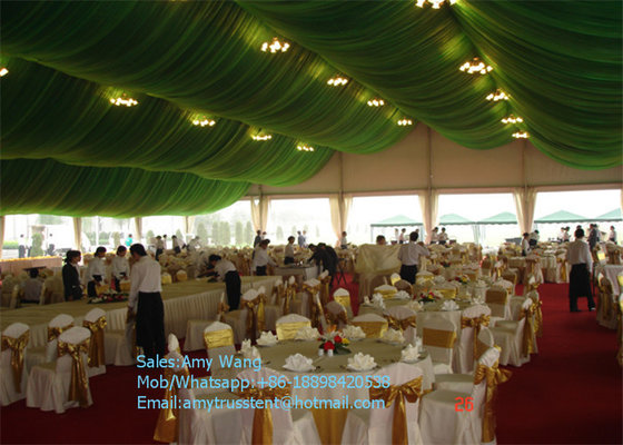 Capacity Of 500 People Wedding Tents for Outside Events With Aluminum And PVC Material