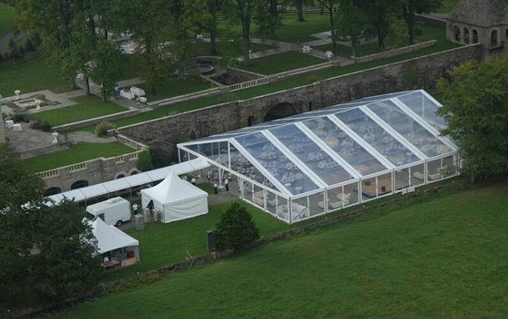 Clear Transparent Roof Cover Wedding Event Tents With Clear Sidewall With Lighting