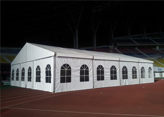Temporary Big Outdoor Warehouse Tents For Storage With Clear Span , Outdoor Storage Tent