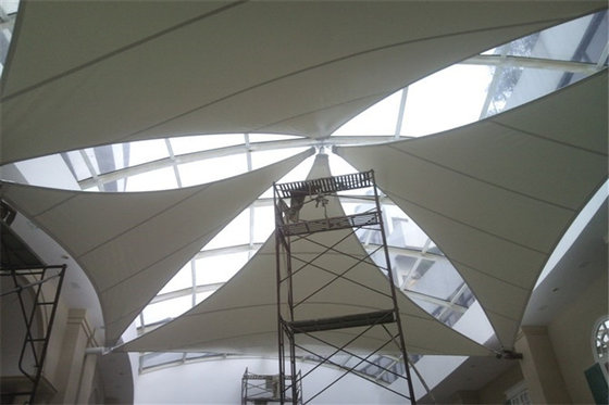 Plaza Landscape Sketch Steel Fabric Membrane Structures Tent  Waterproof Fireproof Sunshade