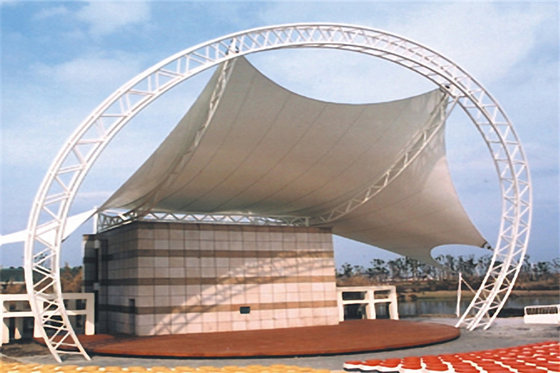 Plaza Landscape Sketch Steel Fabric Membrane Structures Tent  Waterproof Fireproof Sunshade