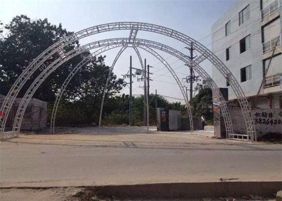 Outdoor Advertisment Certificated Speaker Truss Loading 800kg / Aluminum Truss Lectern