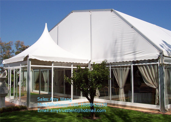 Waterproof Large Outdoor Party Tents With Aluminum Frame / PVC Cover