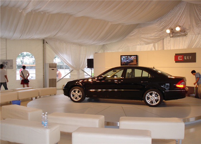 Luxury Aluminum Outdoor Exhibition Tents with Curtains Decoration For Car  Show