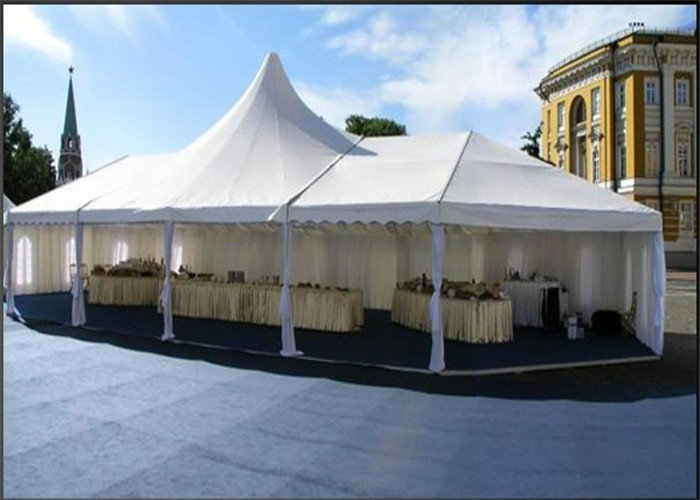 Easy To Install Aluminum Pagoda Party Tent , Luxury Custom Trade Show Tents