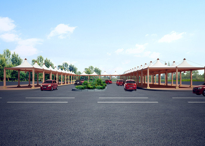 UV Car Parking Shelterite Car Canopy Tents steel structure building