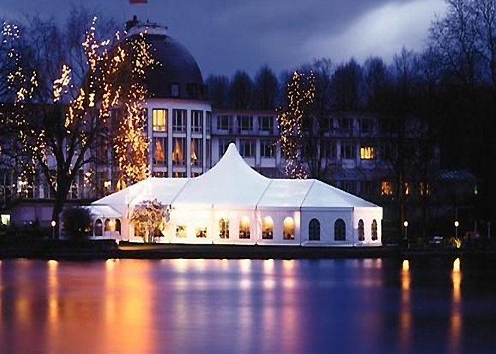 Aluminum Waterproof High Peak Marquees PVC Cover For Ceremony