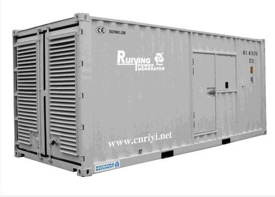 900kva Perkins slow turning diesel generator with chint breaker transfered by container