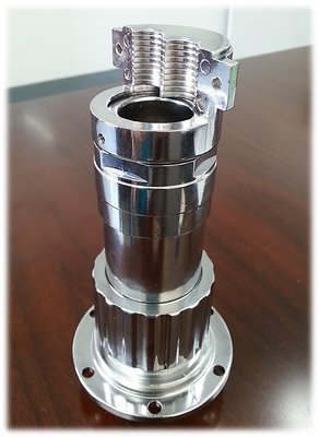 CNC Machining Die Casting Parts For RF Connector Aerospace Diameter 28.00 - 32.00 mm