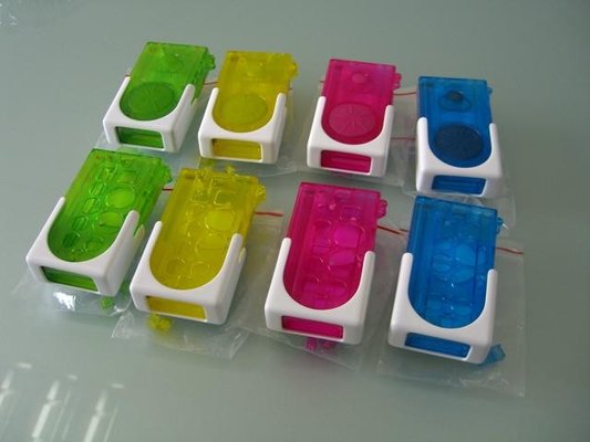 Any color painting plastic prototype with CNC machining and high glossing painting