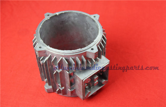 GXH Aluminium Die Casting Parts Aluminum Motor Housing For 125 Electrical Machine