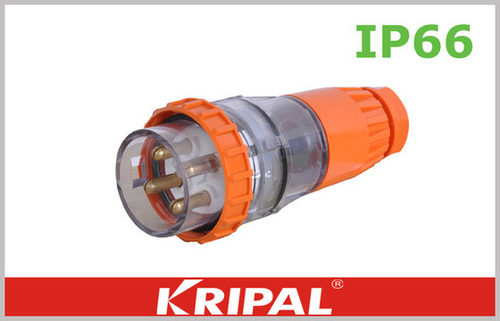 10A 16A 20A 32A 40A 50A IP66 Plug 500V UV Resistant Weatherproof Plug
