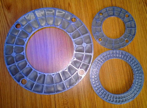 Aluminum Metal Casting Products Filter Disc For Lube Oil Filter and  Full-Flow Element