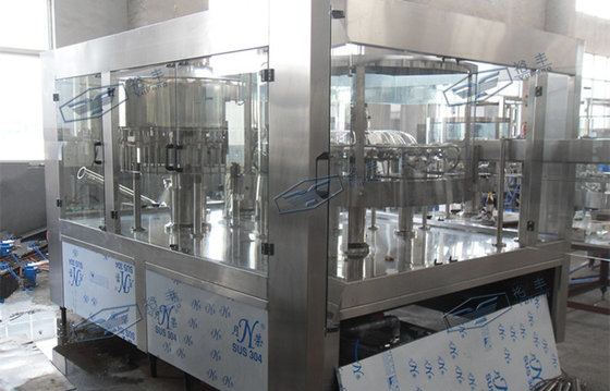 Full Auto Mineral Water Filling Machine 8000 Bottles Per Hour Speed
