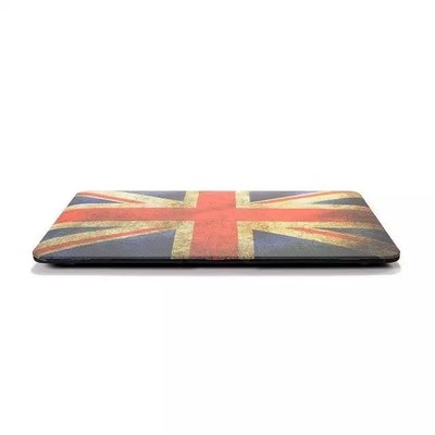 Frosted Rubber Coated Macbook Laptop Case National Flag Drawing