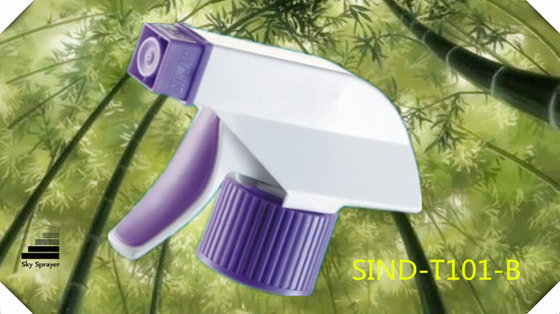 Rubber Hands Trigger Pump Sprayer , Purple foam trigger sprayer