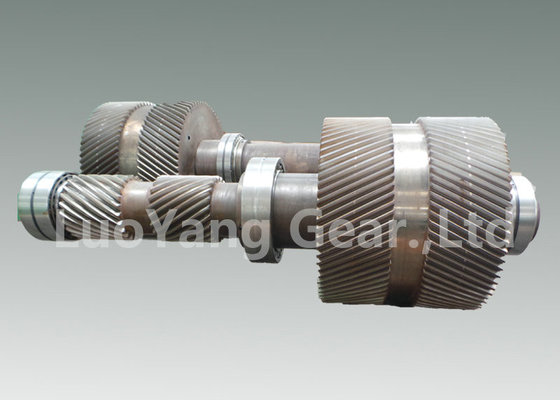 CNC Precision Turning Parts Coniflex Gear Shaft With Aluminum , Steel For Feeding Machinery