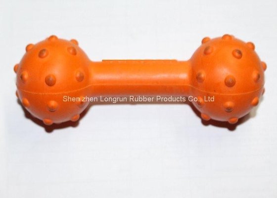 70 Shore A Nontoxic Natural Rubber Molded Rubber Pet Toys NR Dumbbell