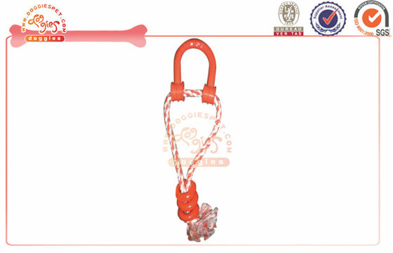 OEM Durable Rubber Rope Toys For Dogs Chew Toy , Pet Rope Toys
