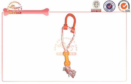 OEM Durable Rubber Rope Toys For Dogs Chew Toy , Pet Rope Toys